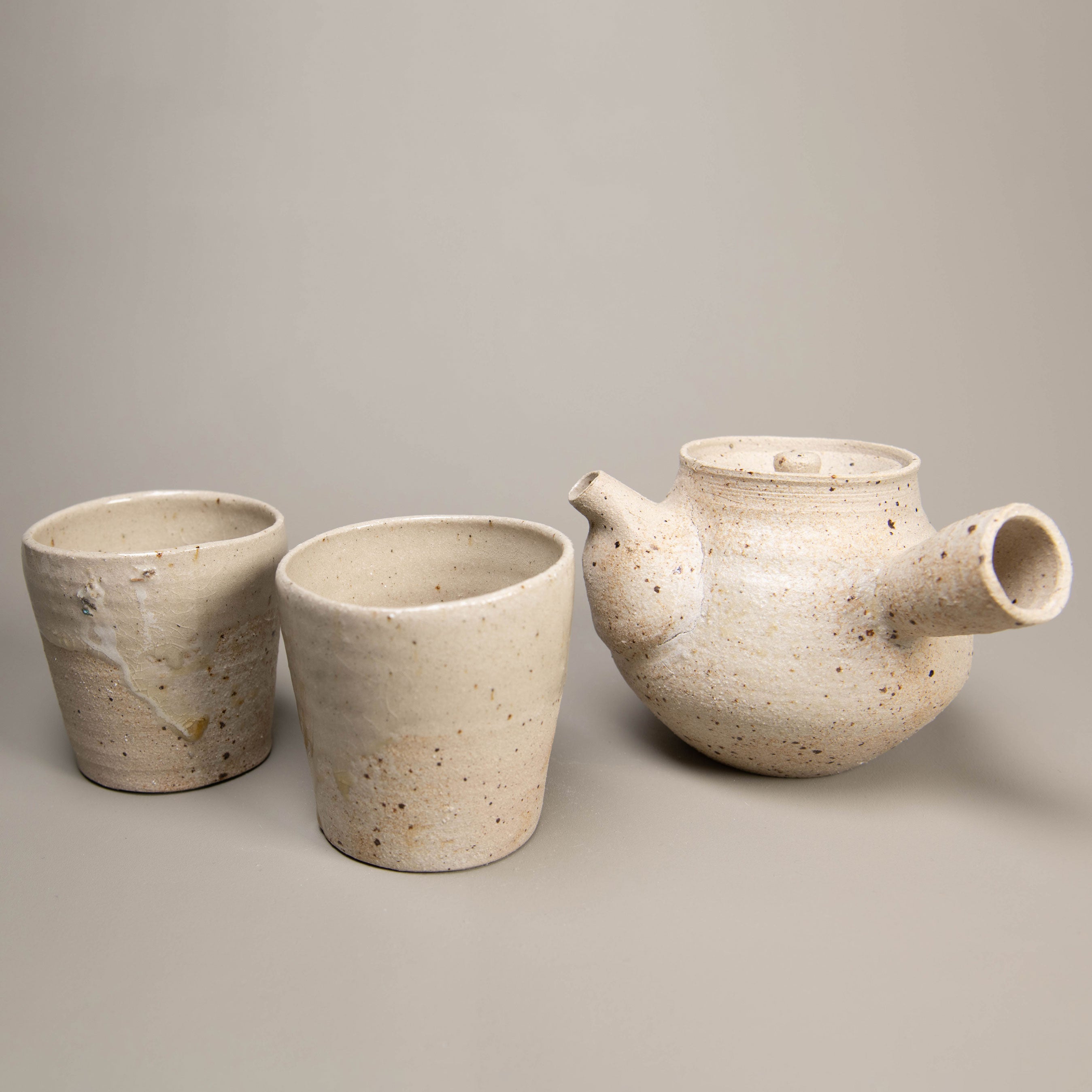 Akiko Hirai Kyusu Teapot with Two Yunomi – Goldmark