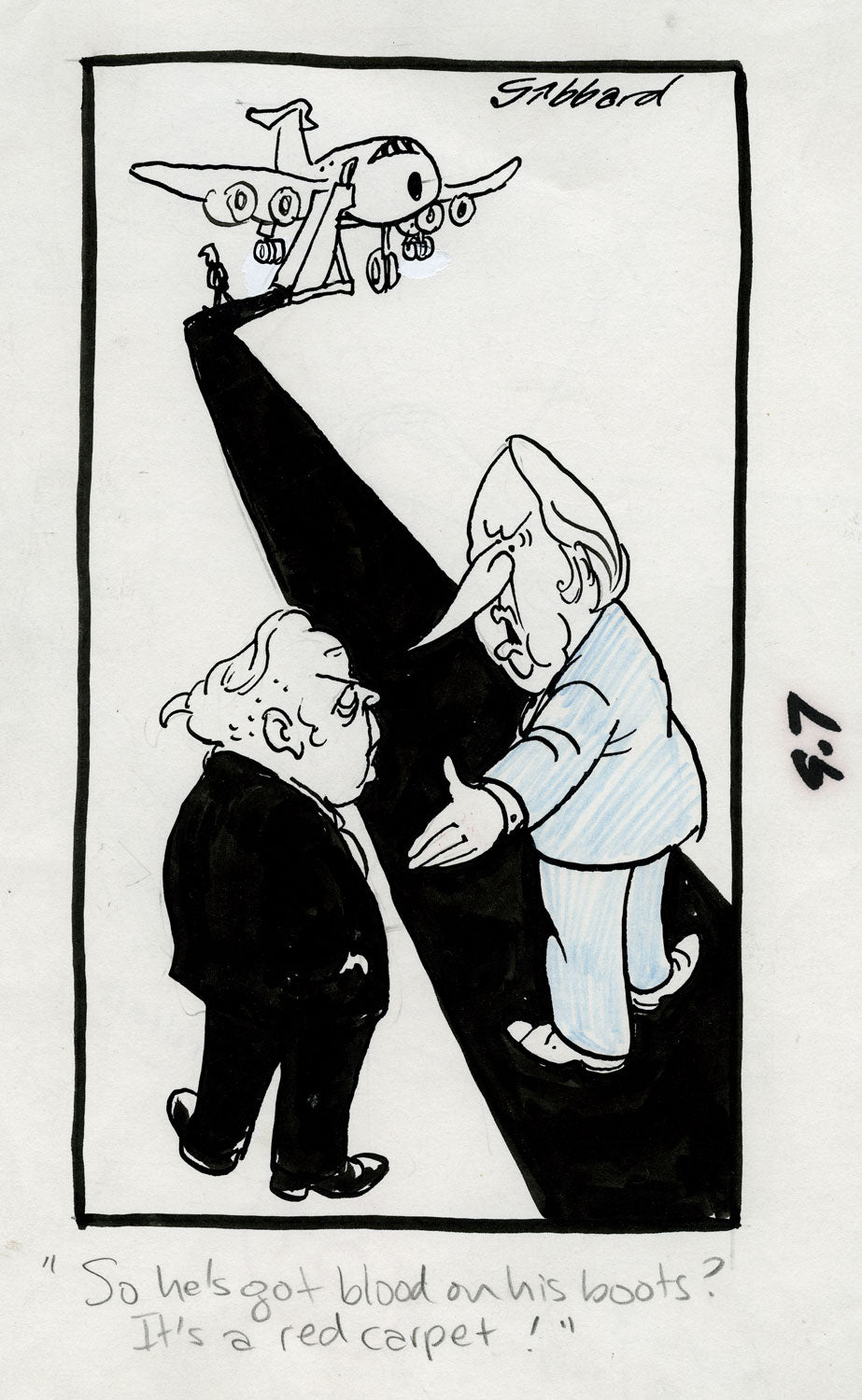 Les Gibbard So he's got blood on his boots? – Goldmark