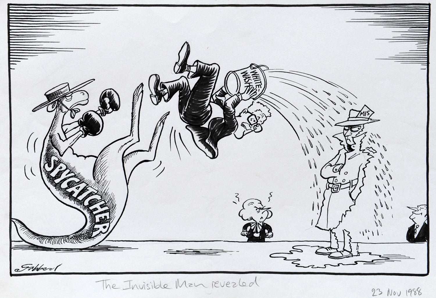 Les Gibbard The Invisible Man revealed. – Goldmark