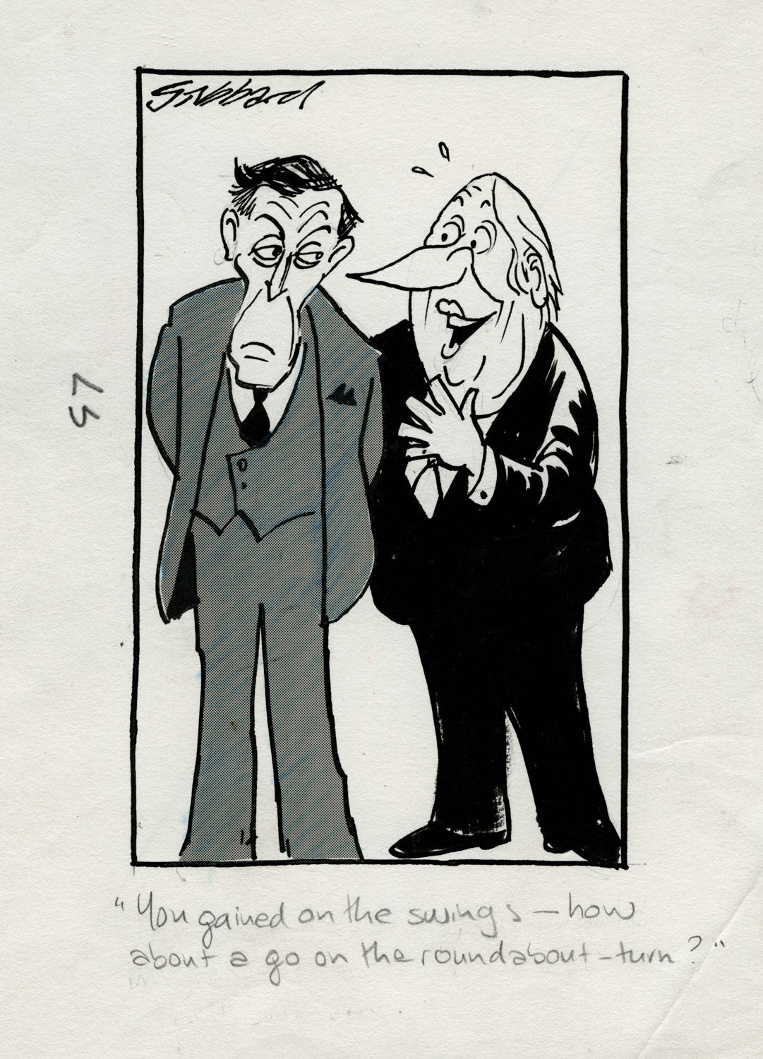 Les Gibbard You gained on the swings. – Goldmark