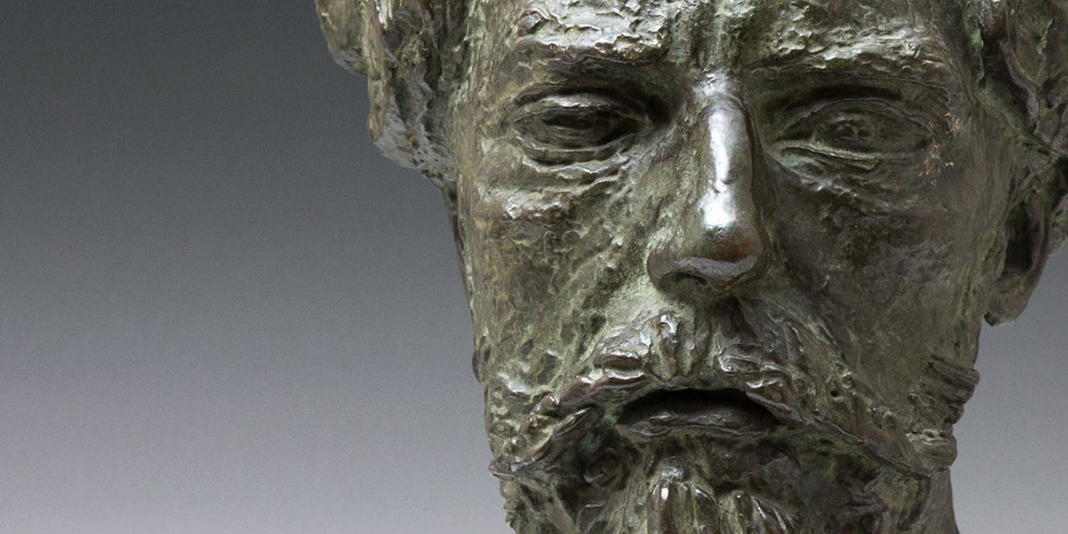 Featured Art | Bronze Bust of Augustus John by Jacob Epstein – Goldmark