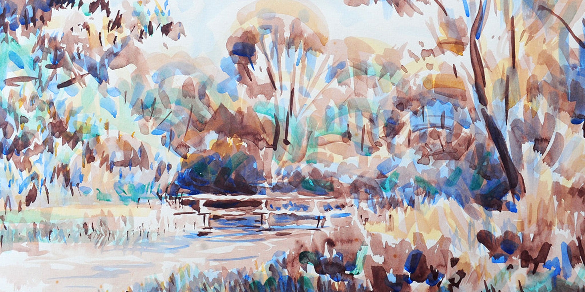 In Focus | The Watercolours of Claude Flight and Edith Lawrence – Goldmark