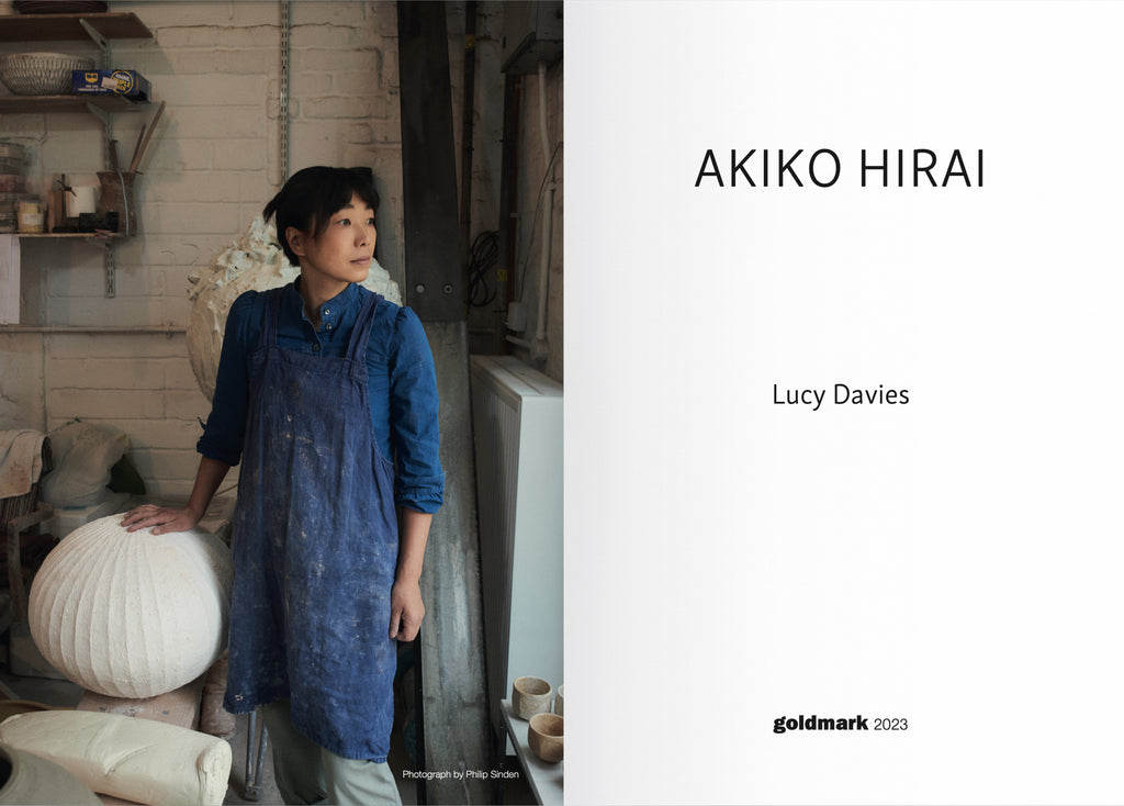 Akiko Hirai Ceramics Exhibition Catalogue 2023 Still Unfolding – Goldmark