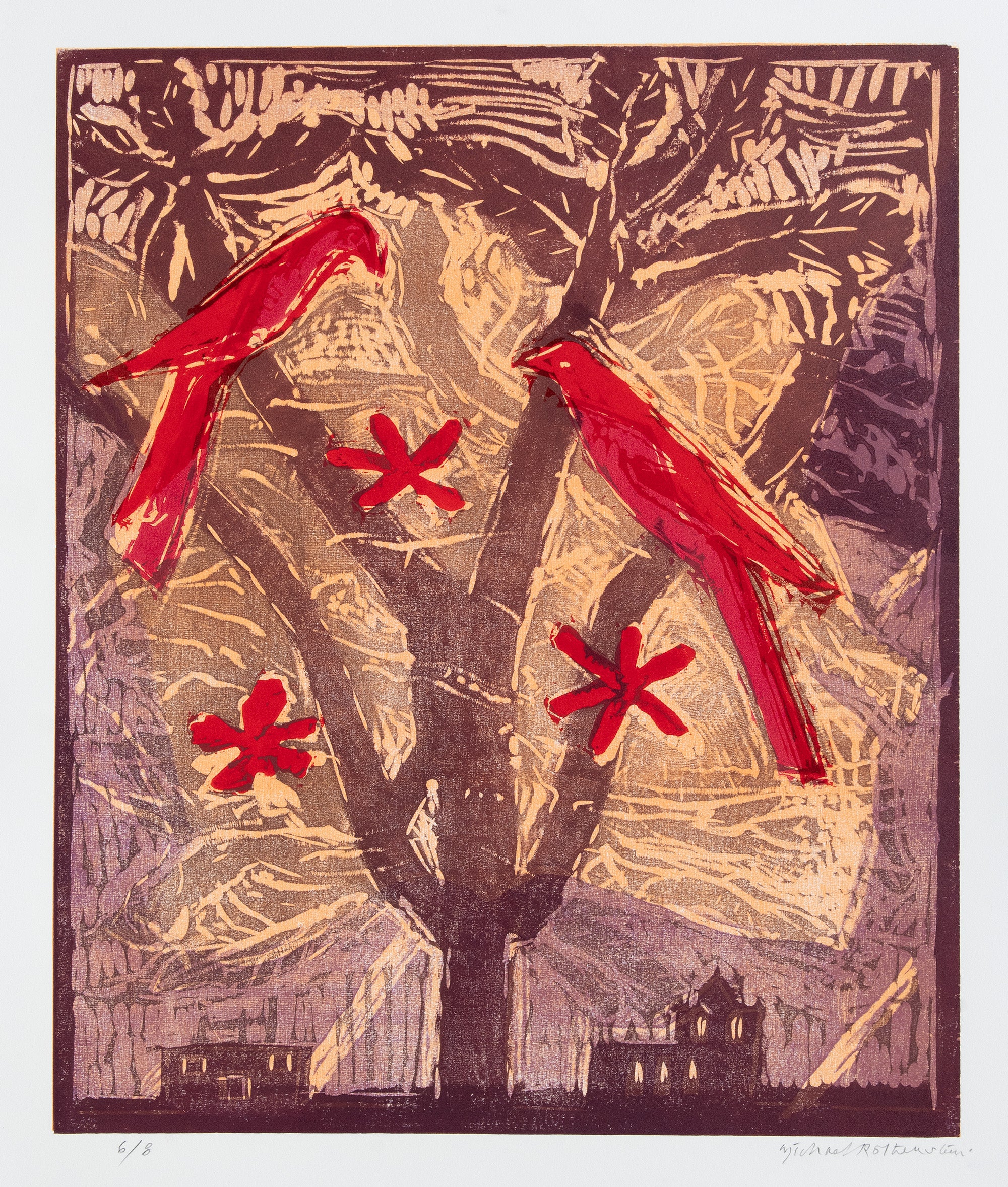 Michael Rothenstein Red Birds – Goldmark