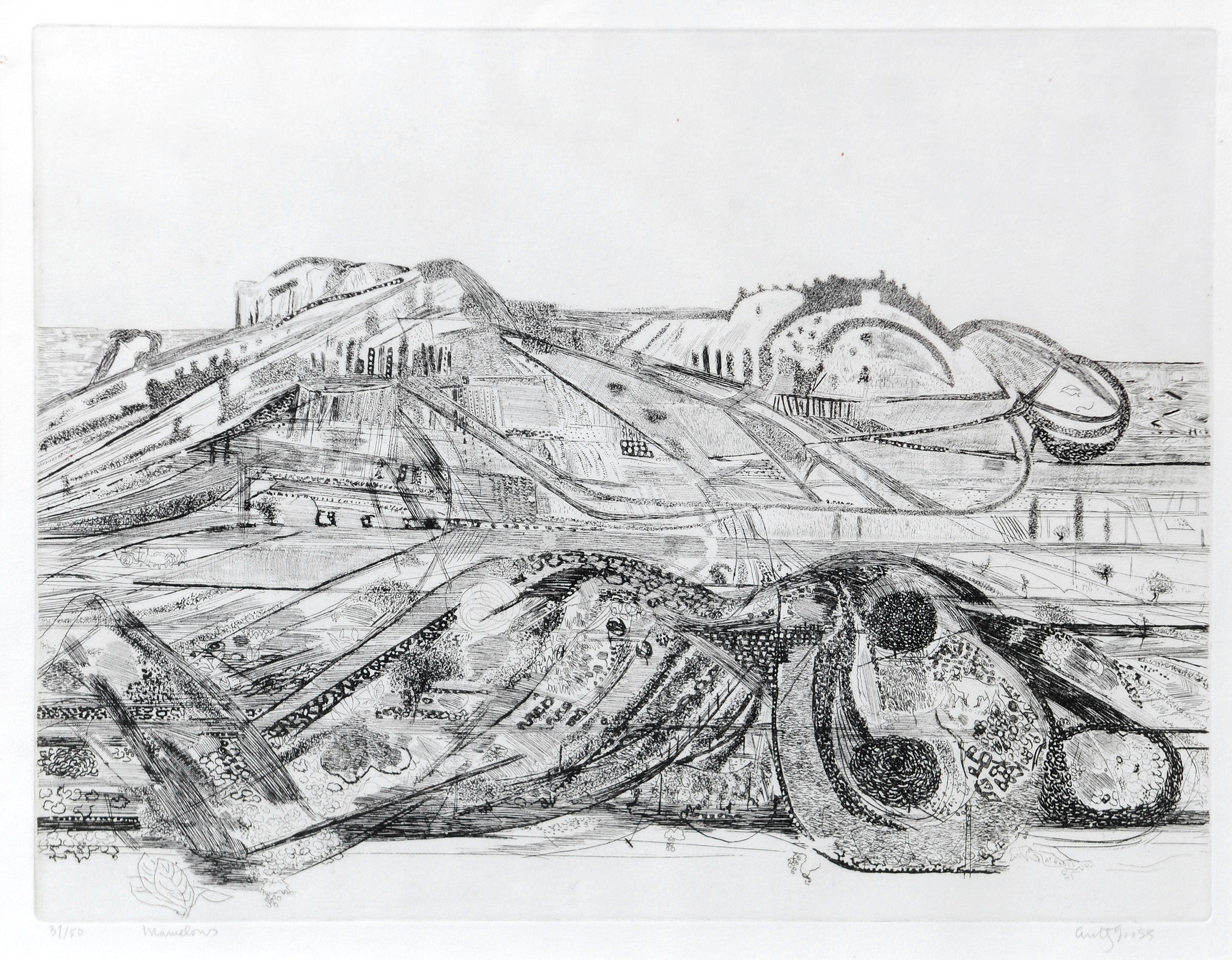 Anthony Gross Rounded Hills – Goldmark