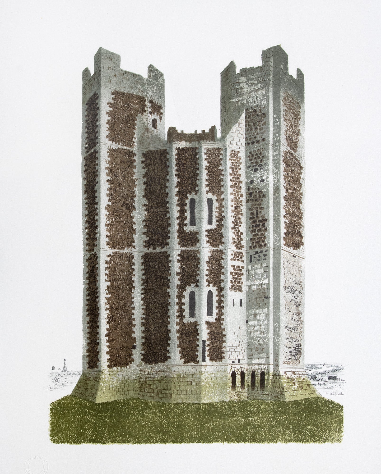 David Gentleman Orford Castle, Suffolk – Goldmark