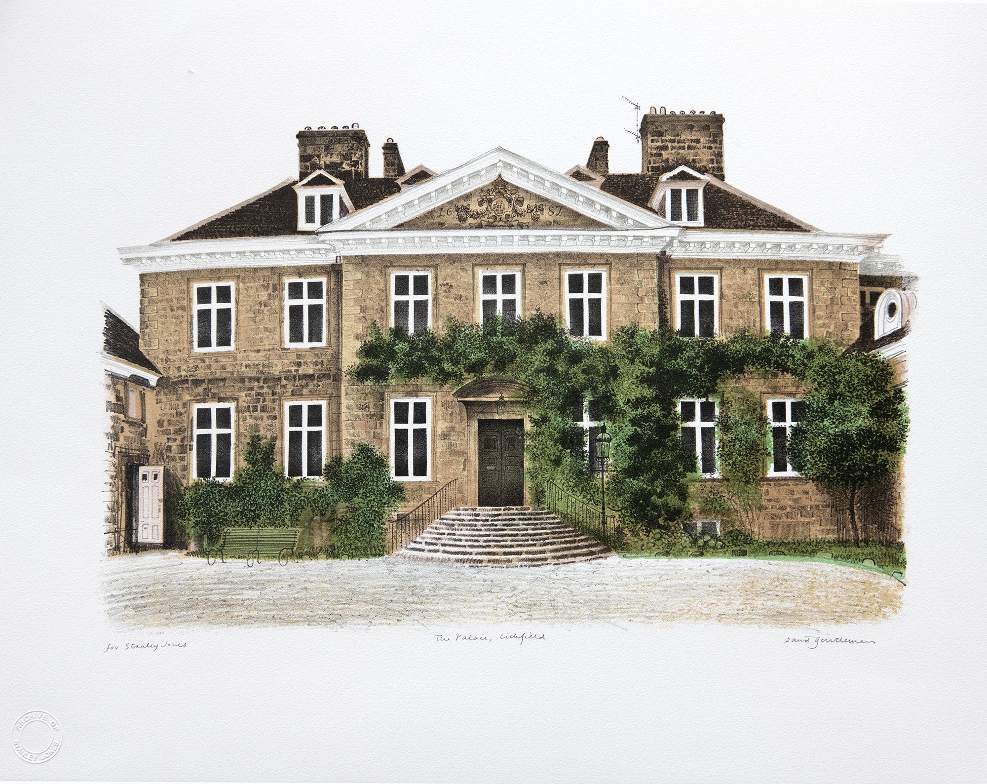 David Gentleman The Palace, Lichfield – Goldmark