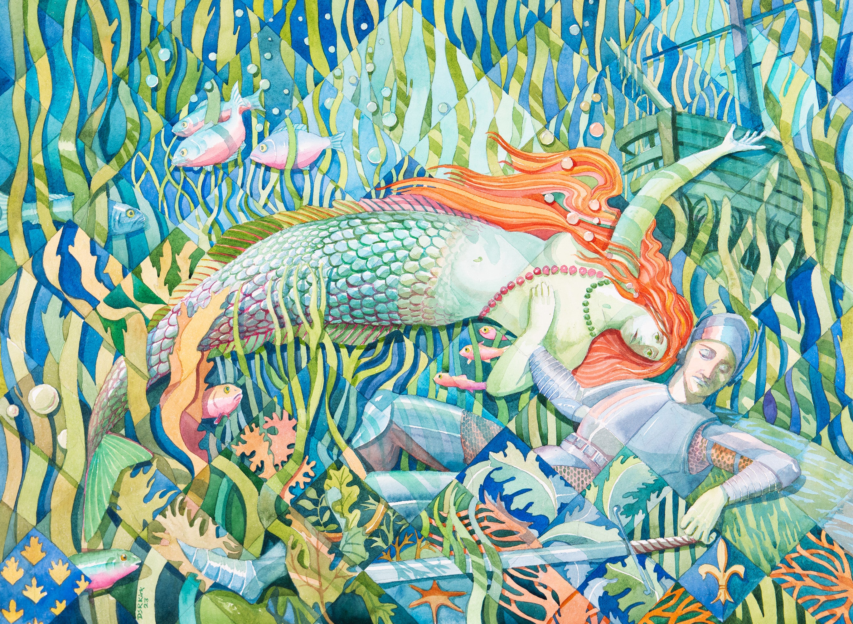 David Kirk The Knight and the Mermaid – Goldmark