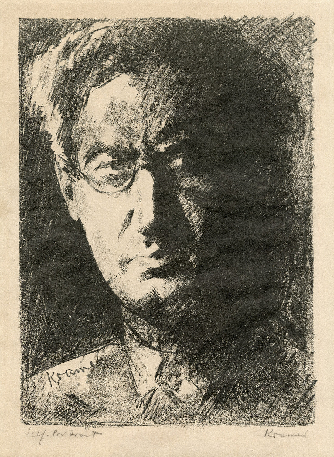 Jacob Kramer Self Portrait – Goldmark