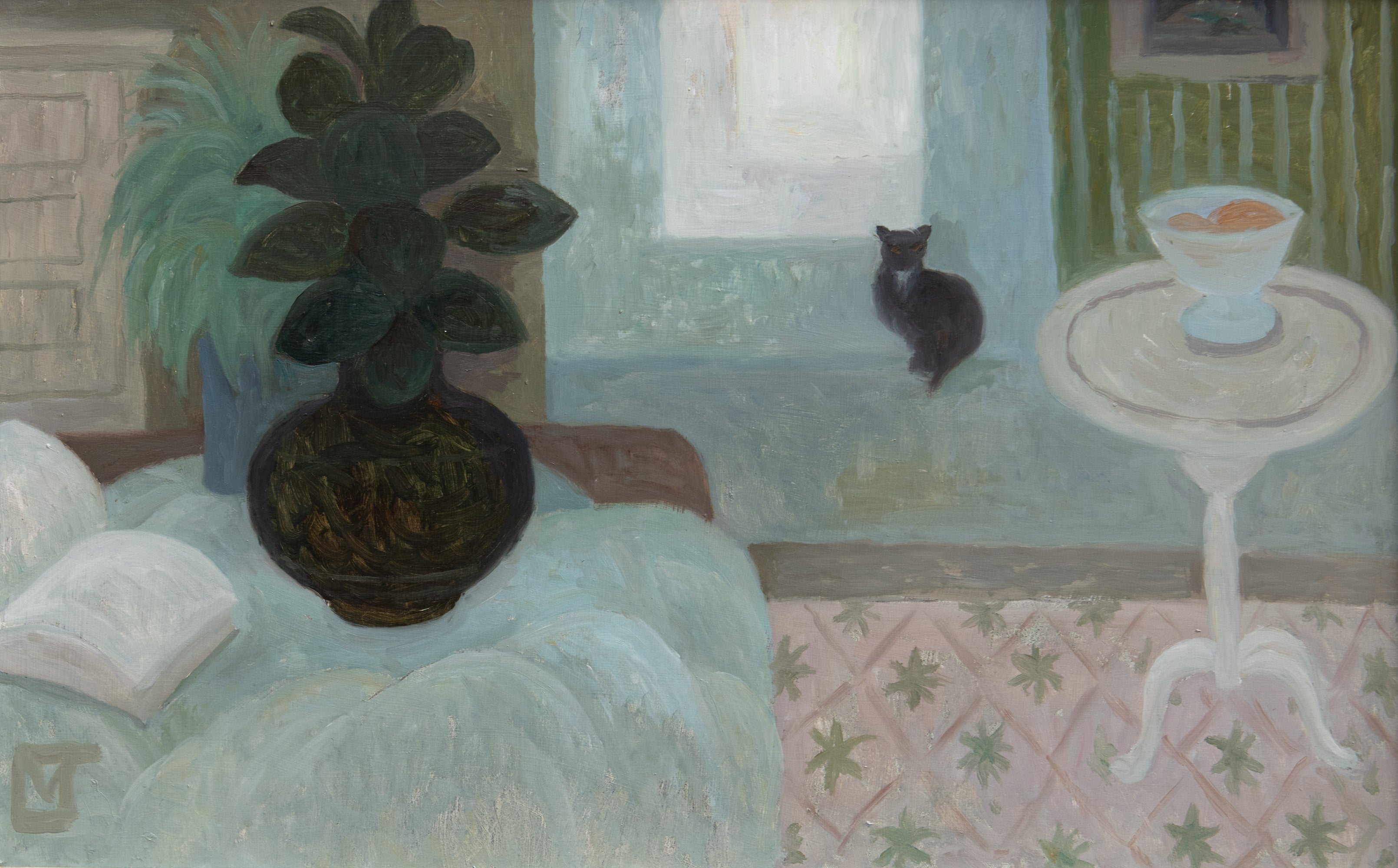 Morwenna Thistlethwaite Cat in the Window – Goldmark