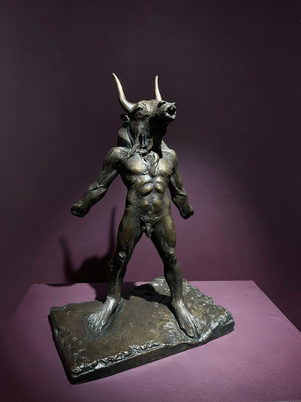 Olive Wootton Standing Minotaur – Goldmark