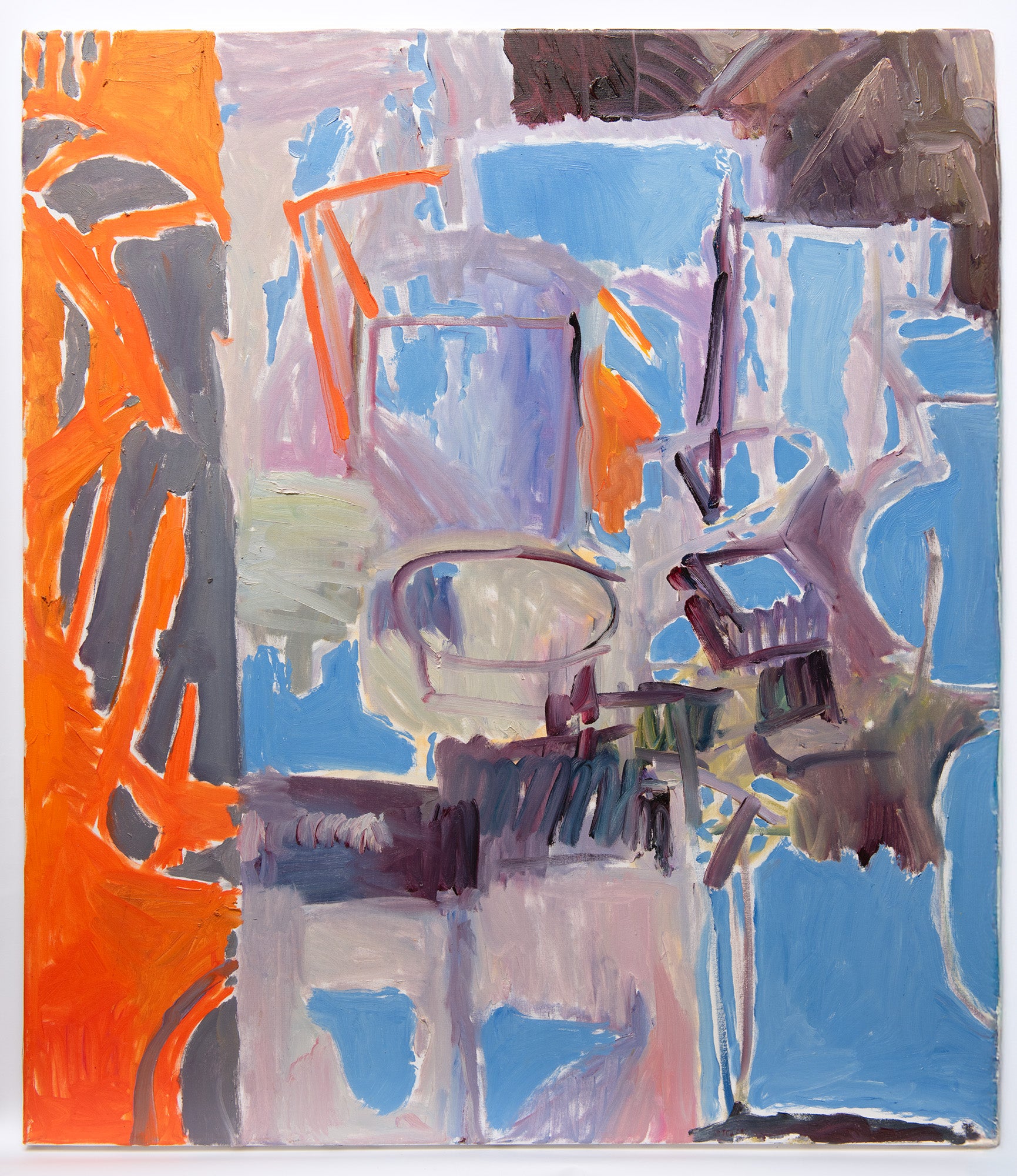 Pat Porter ﻿Orange and Blue Still Life – Goldmark