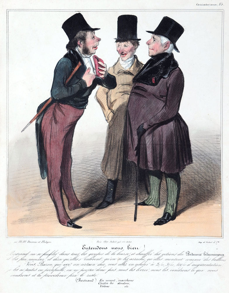 Honoré Daumier Listen to us Well – Goldmark