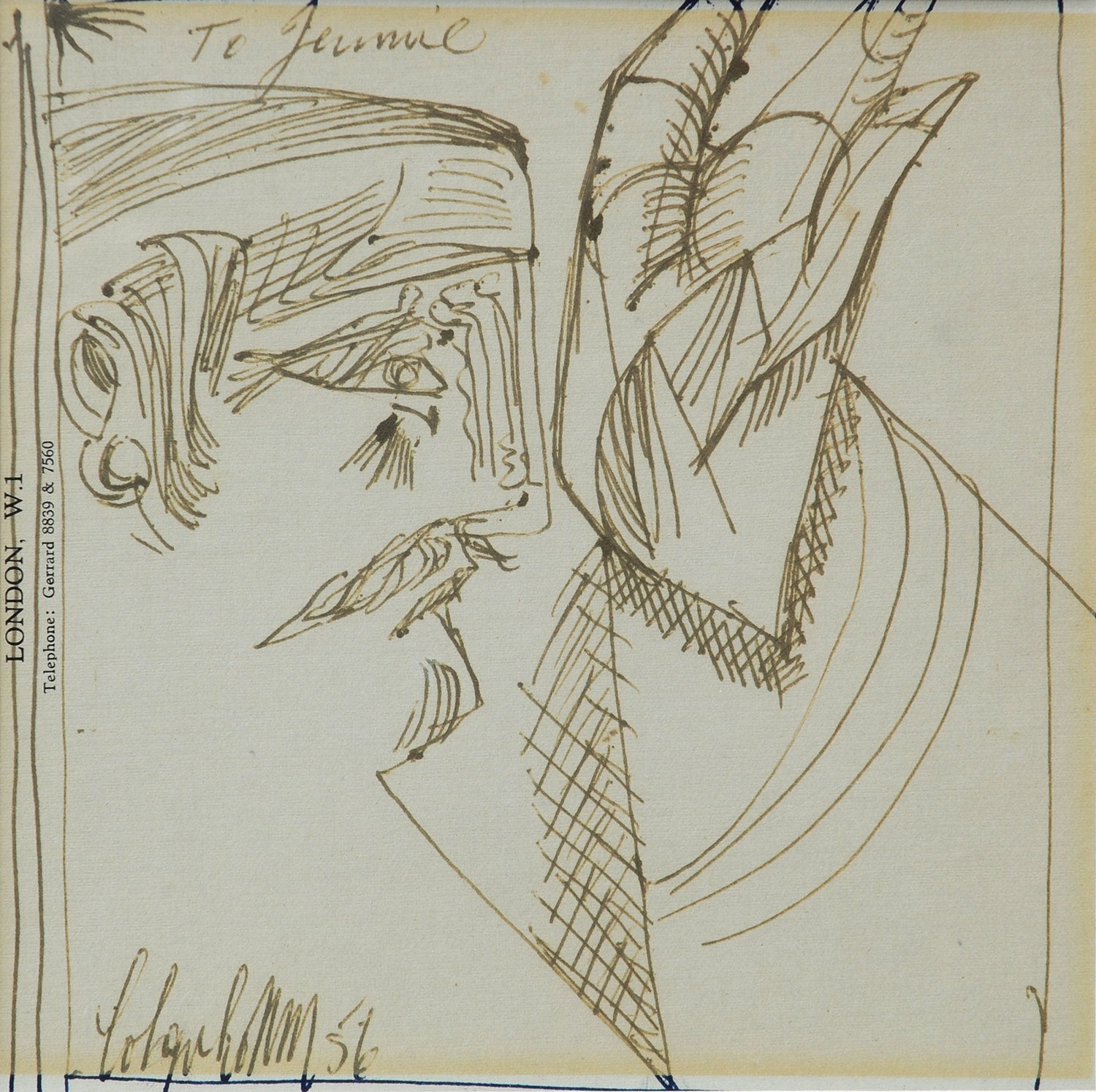 Robert Colquhoun Portrait – Goldmark