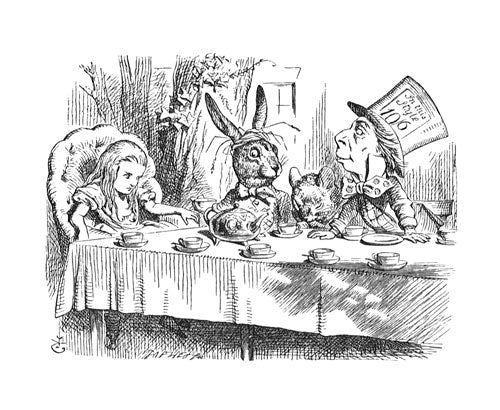 John Tenniel The Hatter opened his eyes very wide on hearing this; but ...