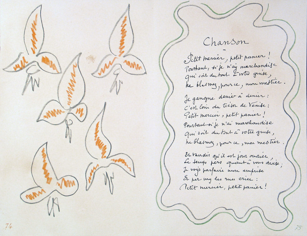 Henri Matisse Poèmes - Charles D'Orléans – Goldmark