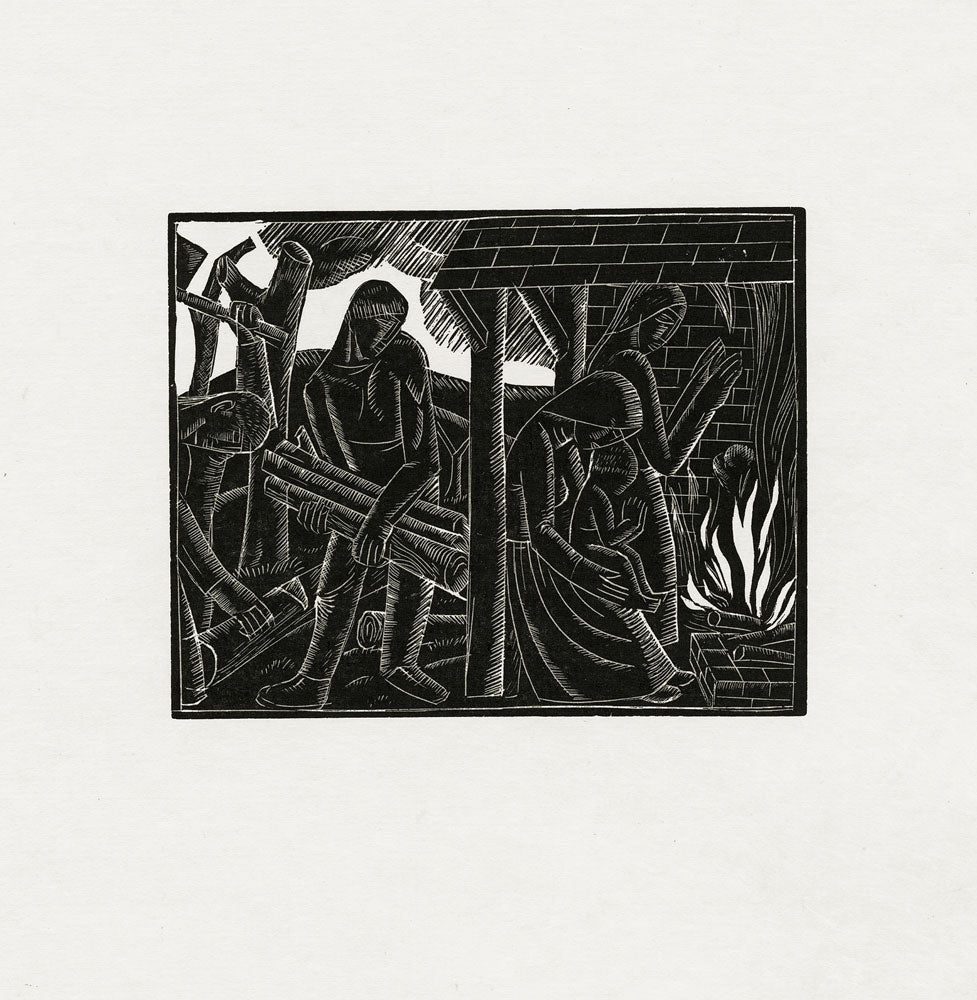 David Jones Family at the Hearth – Goldmark