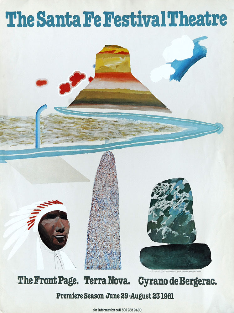David Hockney The Santa Fe Festival Theatre – Goldmark