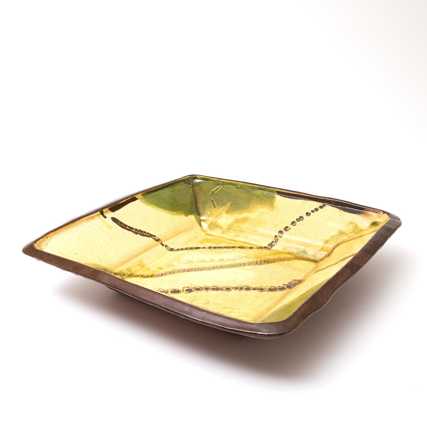 Clive Bowen Large Square Dish – Goldmark