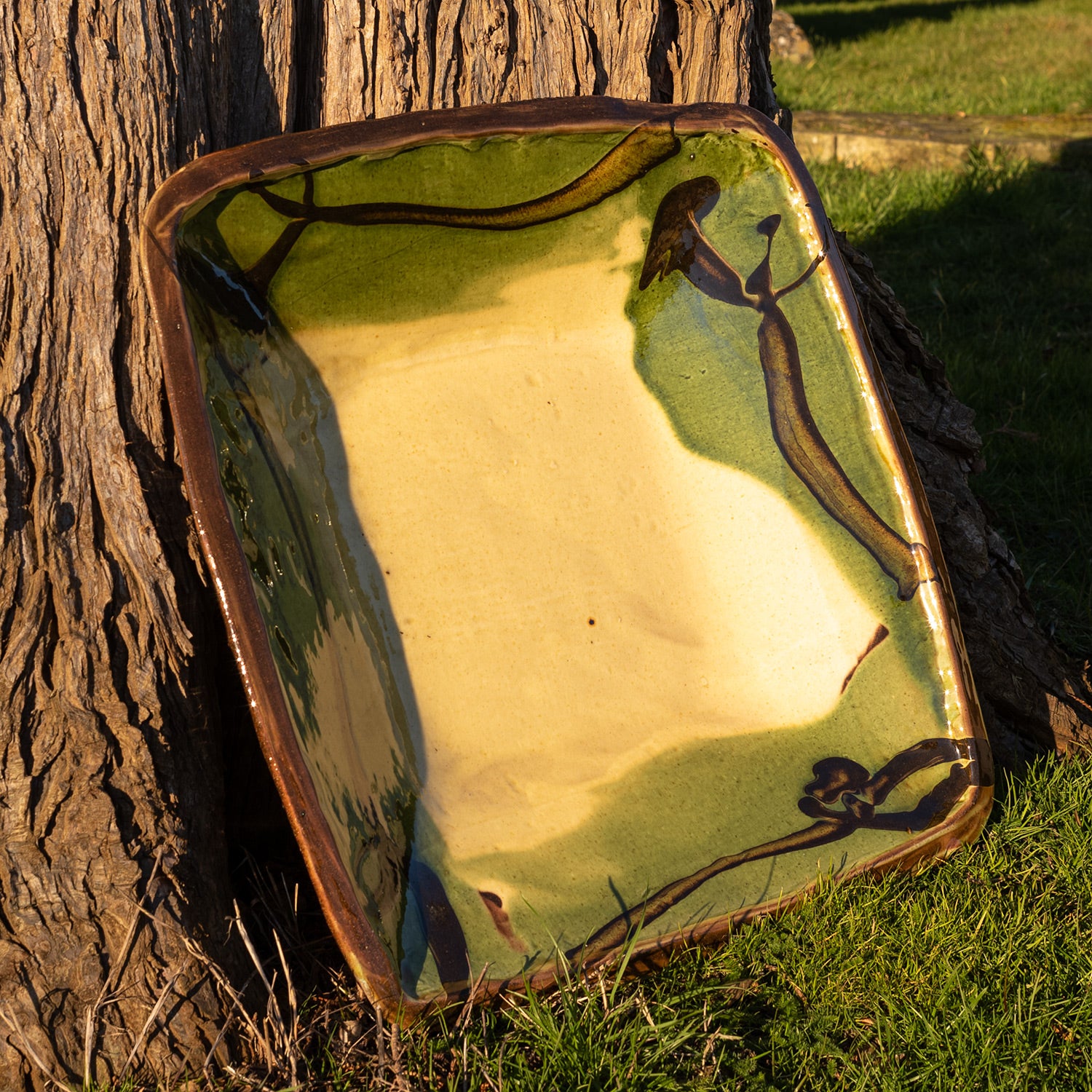 Large Square Dish – Goldmark