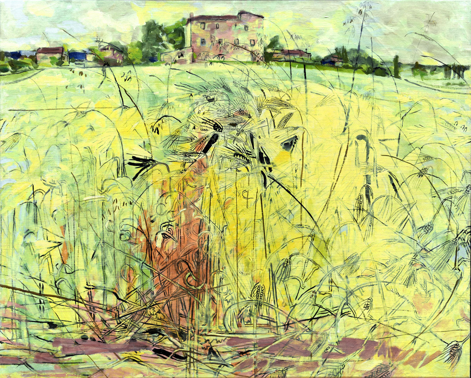 Anthony Gross Barley Field, Le Boulvé – Goldmark