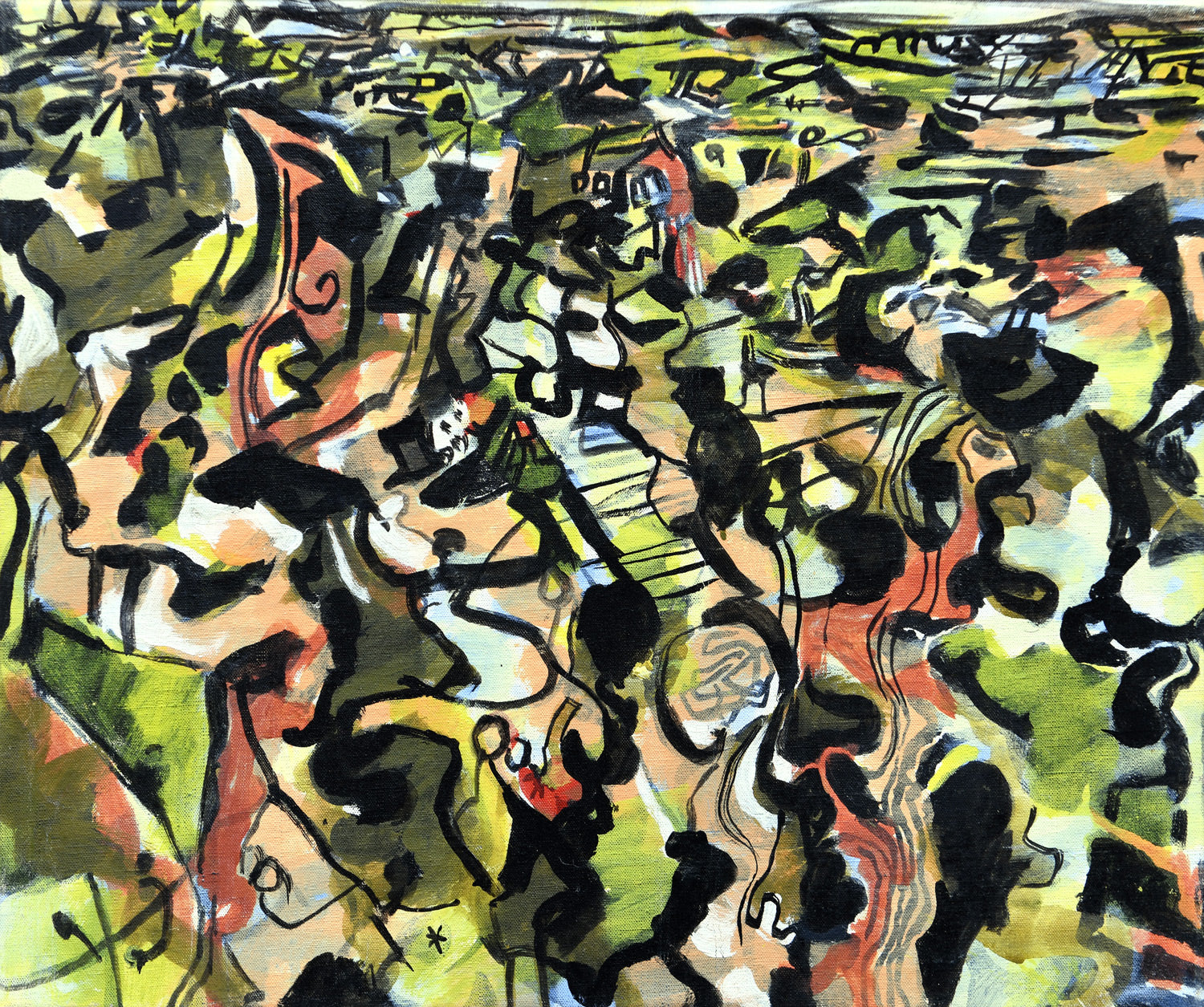 Anthony Gross Landscape through Undergrowth – Goldmark