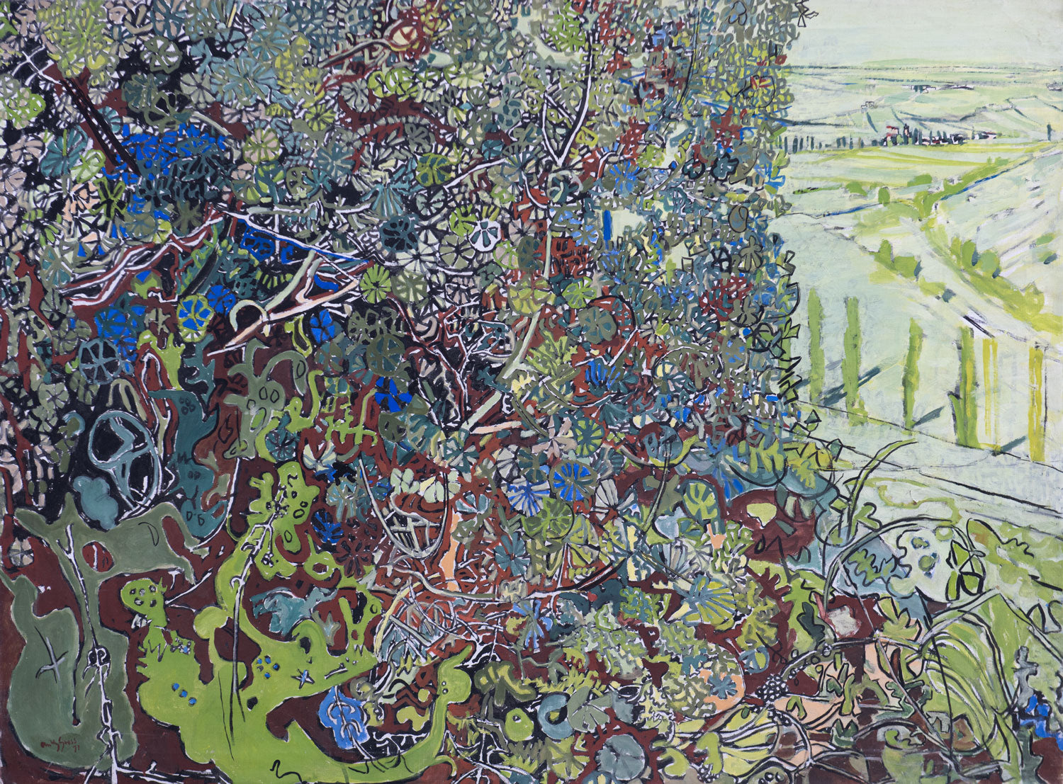 Anthony Gross Tangled Undergrowth, Le Boulvé Beyond – Goldmark
