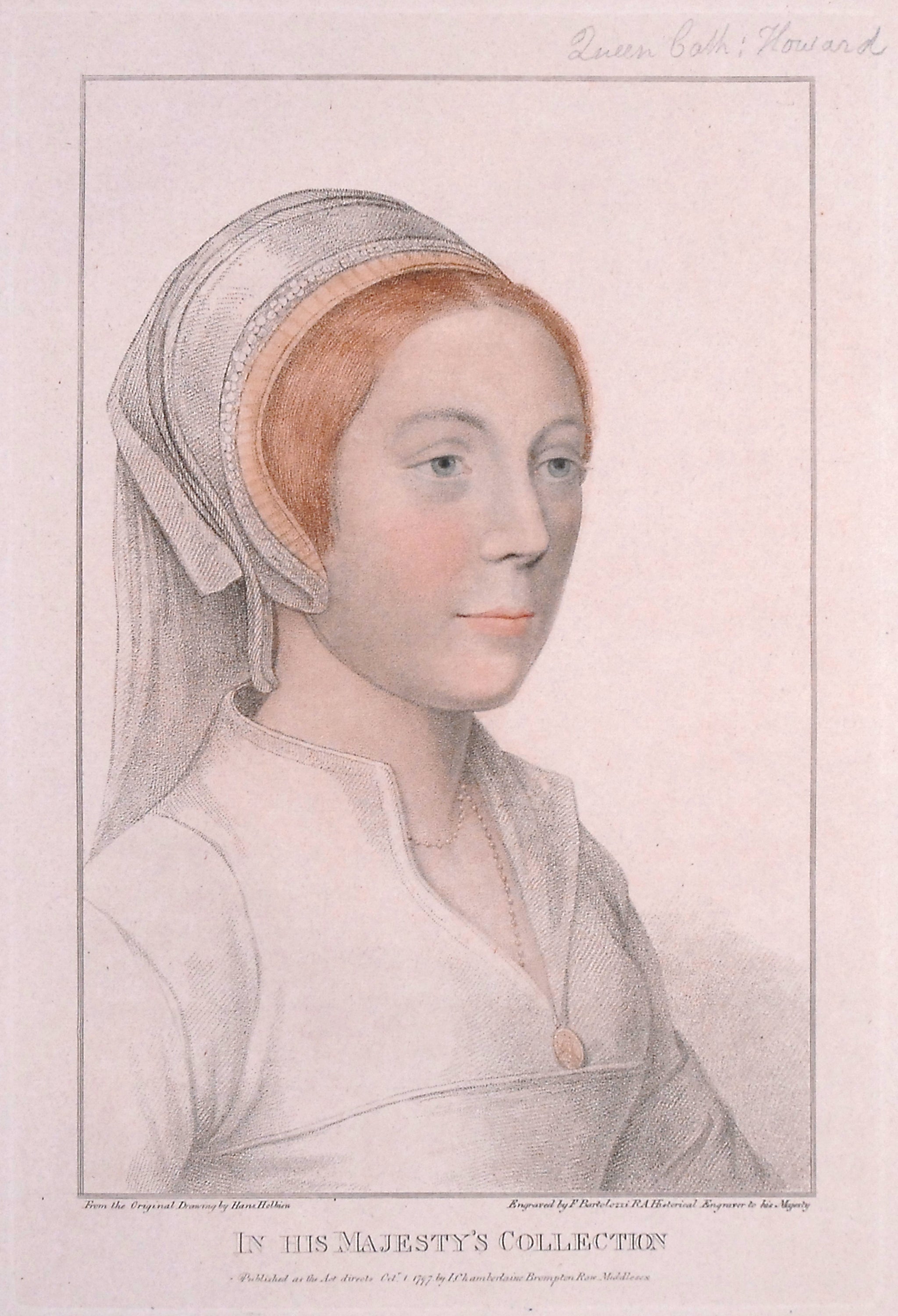 Francesco Bartolozzi Queen Catherine Howard – Goldmark