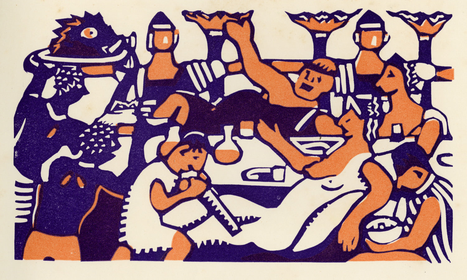 Claude Flight & Edith Lawrence A Roman Feast – Goldmark