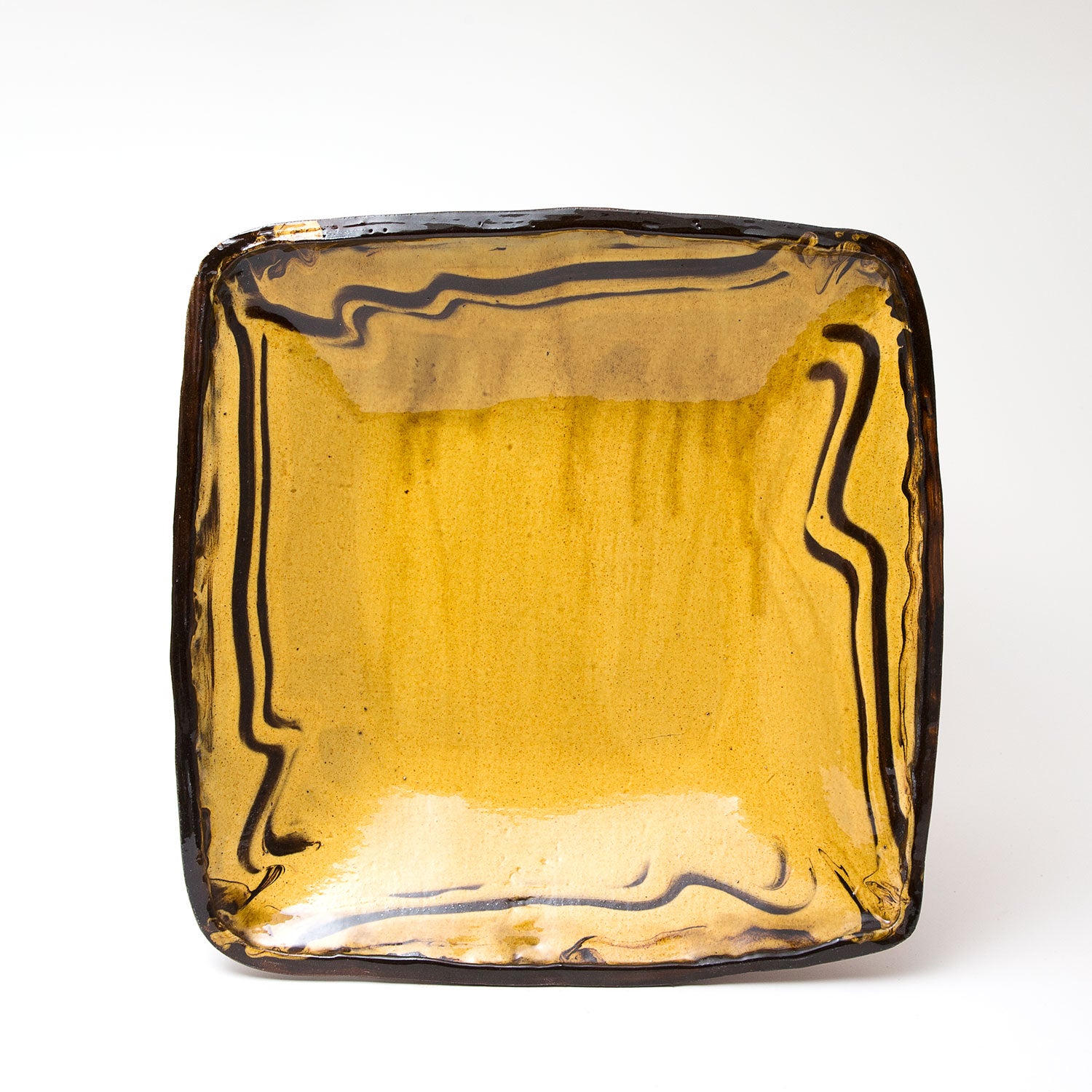 Clive Bowen Large Square Dish – Goldmark