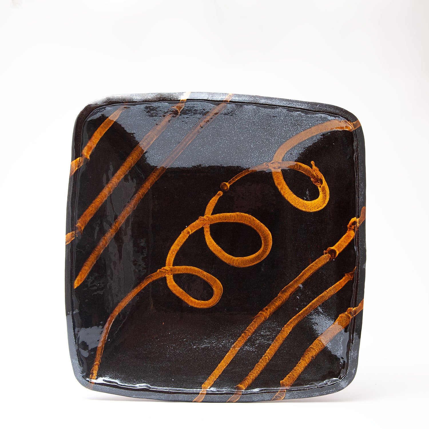 Clive Bowen Large Square Dish – Goldmark