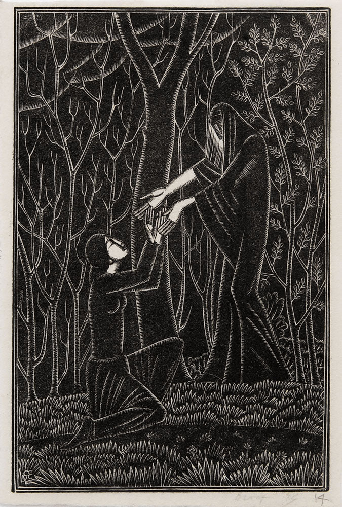 Eric Gill Death and the Lady. – Goldmark