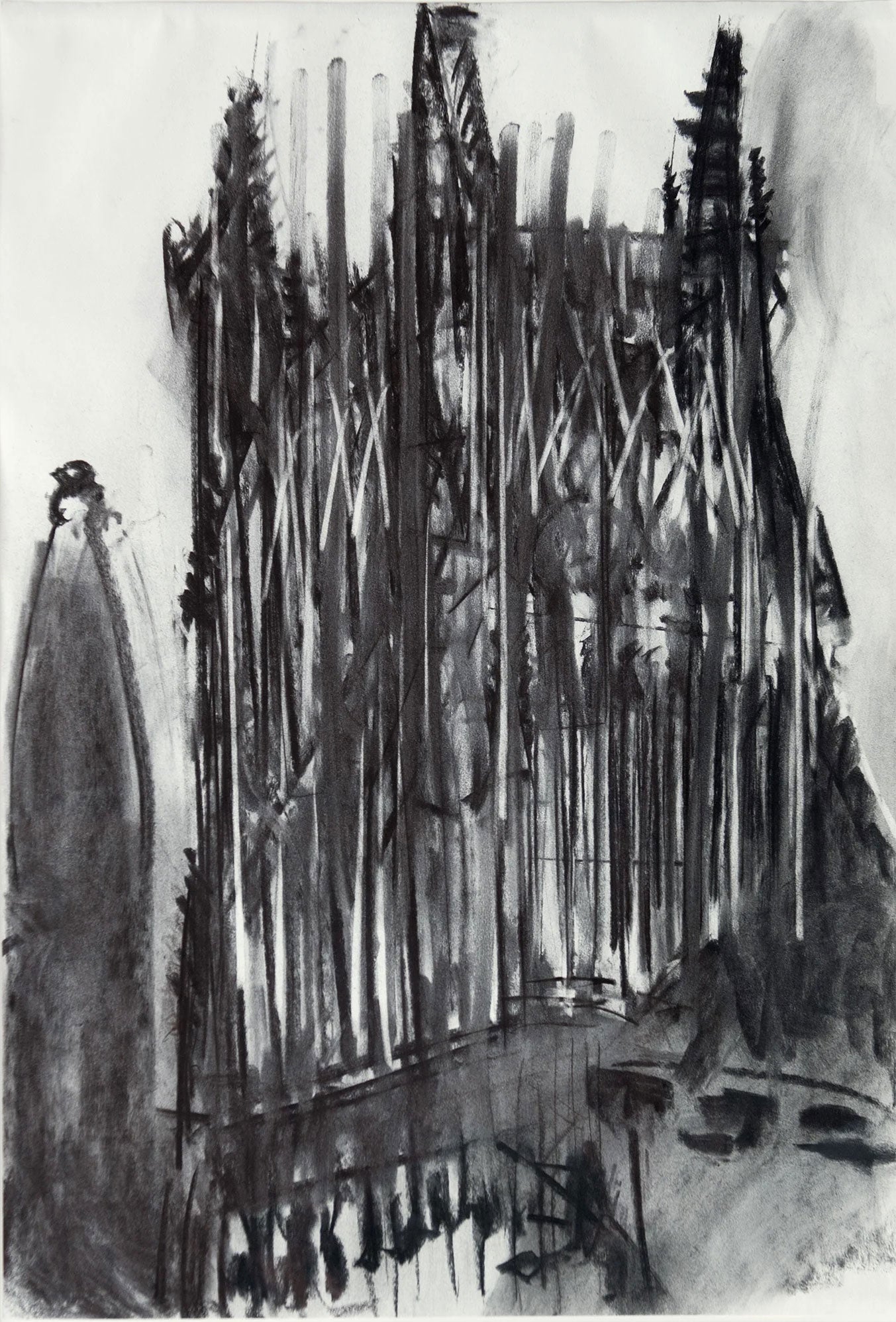 Dennis Creffield Worcester, the Tower, looking South-East – Goldmark