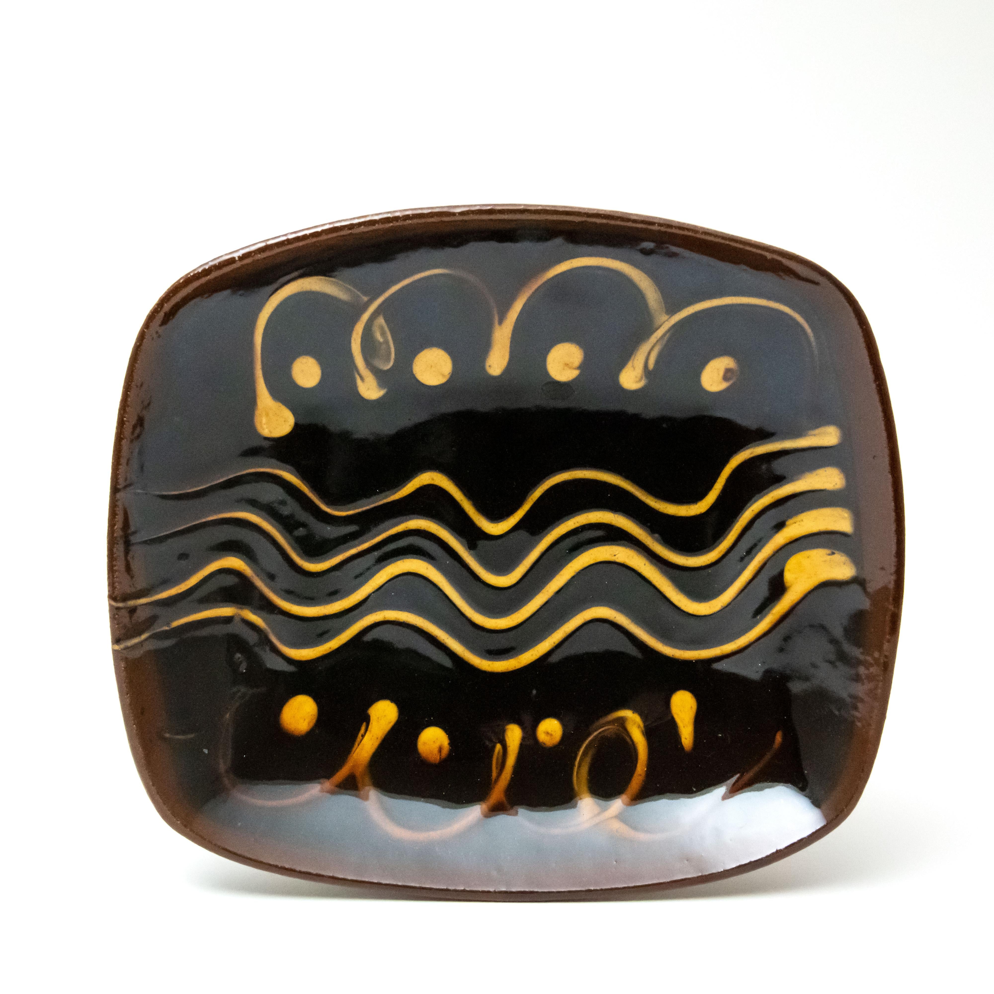 Doug Fitch Small Oblong Platter – Goldmark