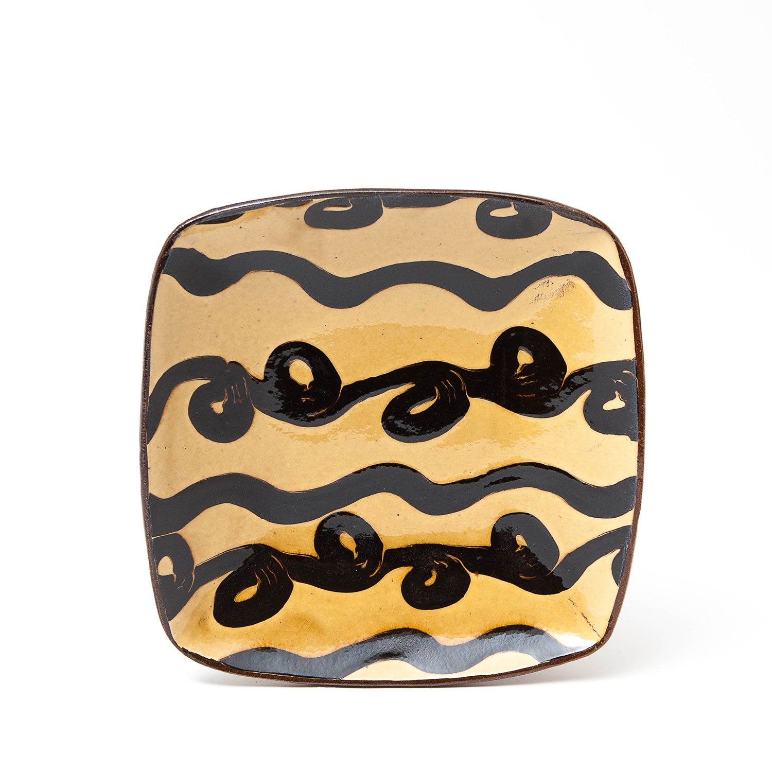 Press Moulded Square Platter – Goldmark