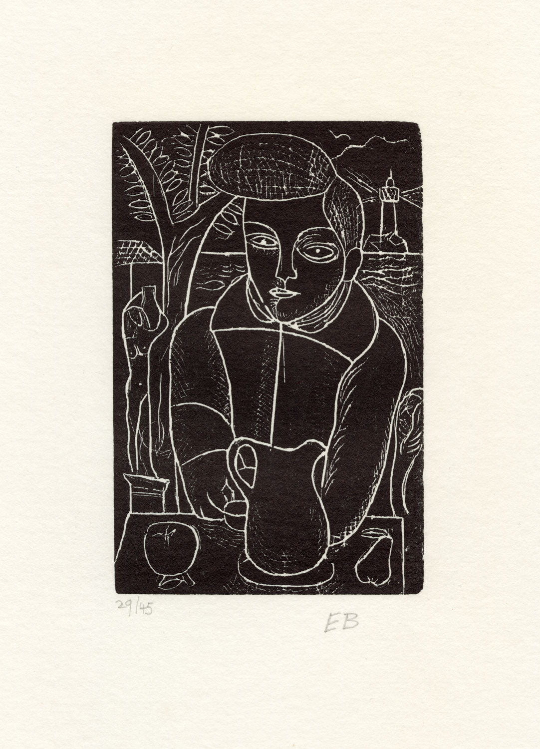 Edward Burra Boy with a Jug – Goldmark