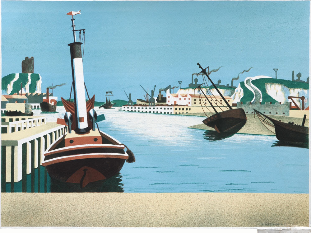 Edward Wadsworth Imaginary Harbour – Goldmark