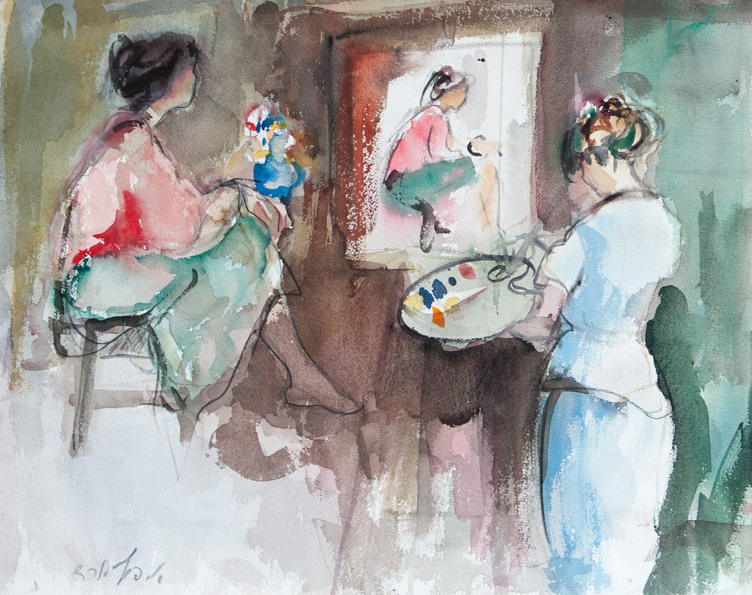 Esther Peretz-Arad The Artist's Studio – Goldmark