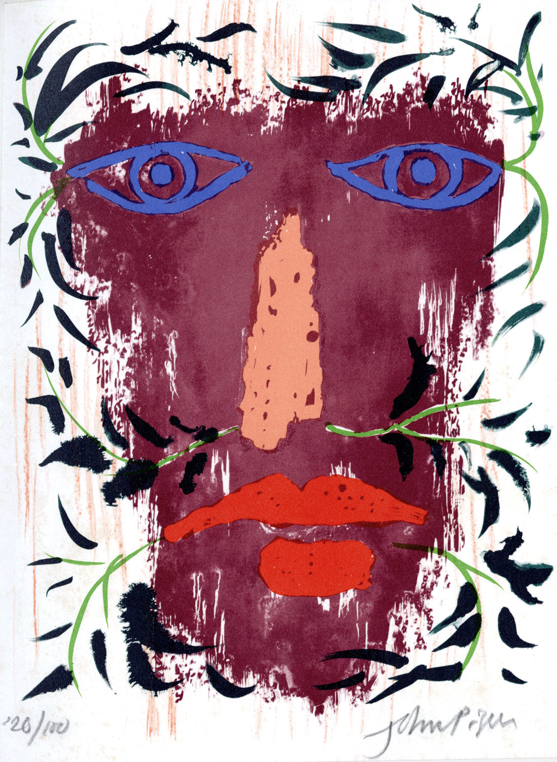 John Piper Foliate Head – Goldmark