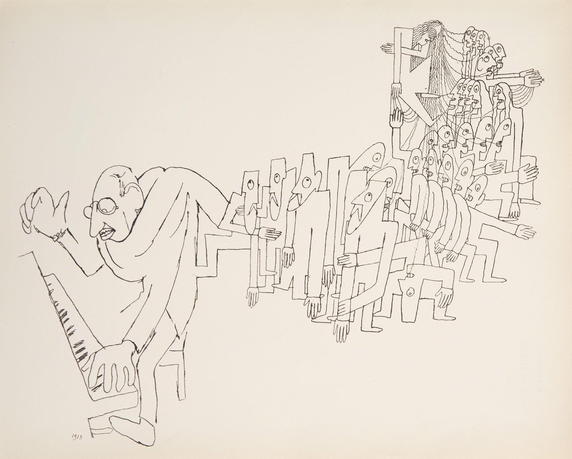 Jean Cocteau Stravinsky Jouant Le – Goldmark