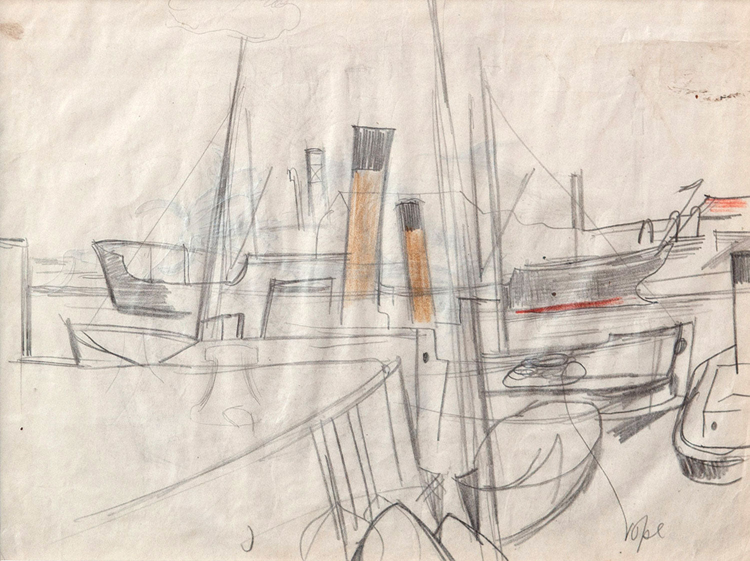 John Nash Ipswich Docks II – Goldmark