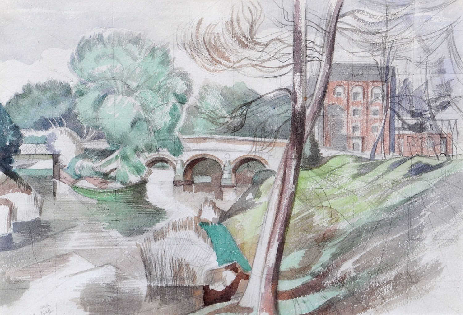 John Nash Boxted Mill Pool – Goldmark