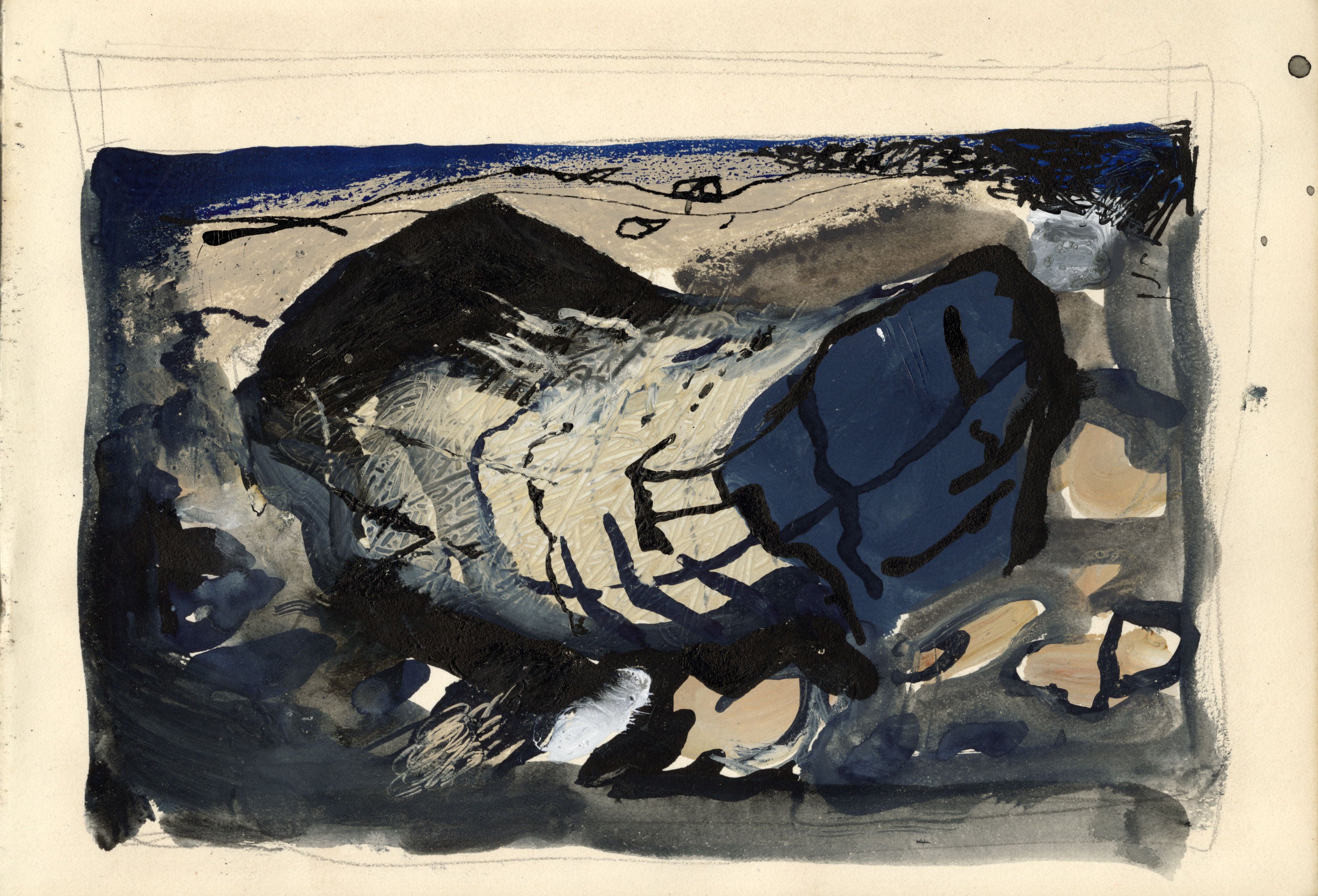 John Piper Stones and Bones IX – Goldmark