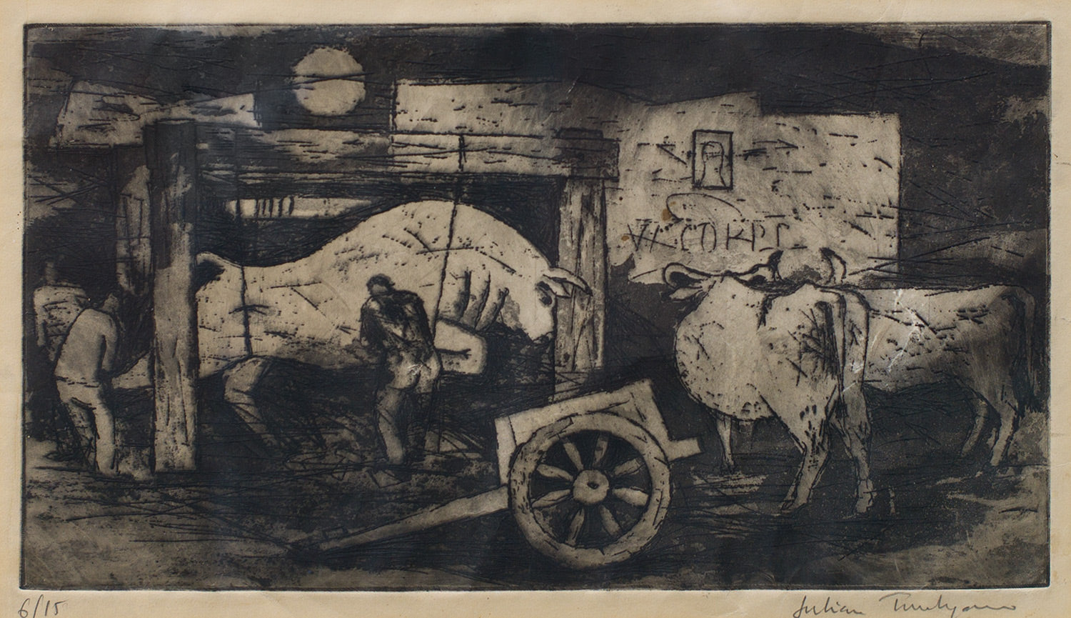 Shoeing Oxen – Goldmark