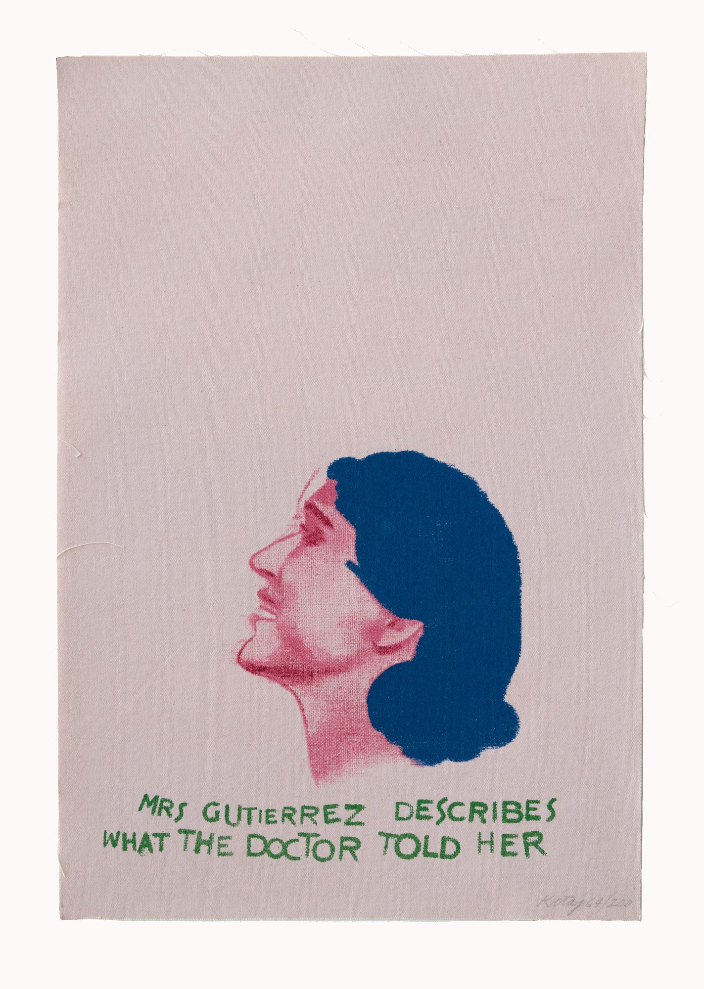 R B Kitaj Mrs Gutierrez Describes What the Doctor Told Her – Goldmark