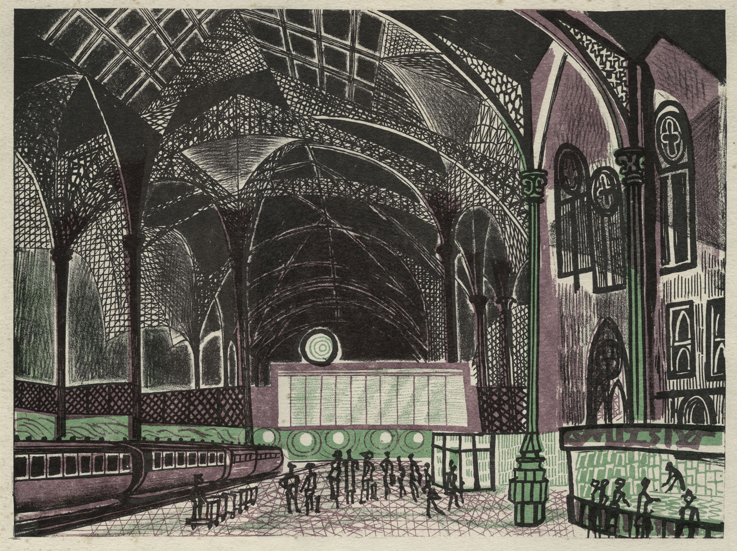 Edward Bawden Liverpool Street Station – Goldmark