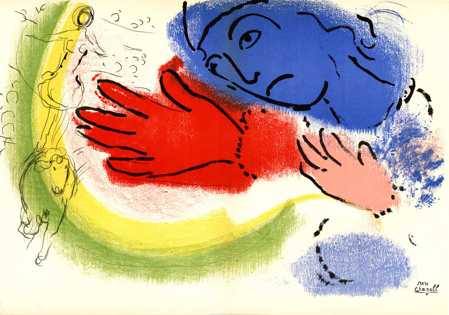 Marc Chagall Woman Circus Rider, L'écuyère – Goldmark