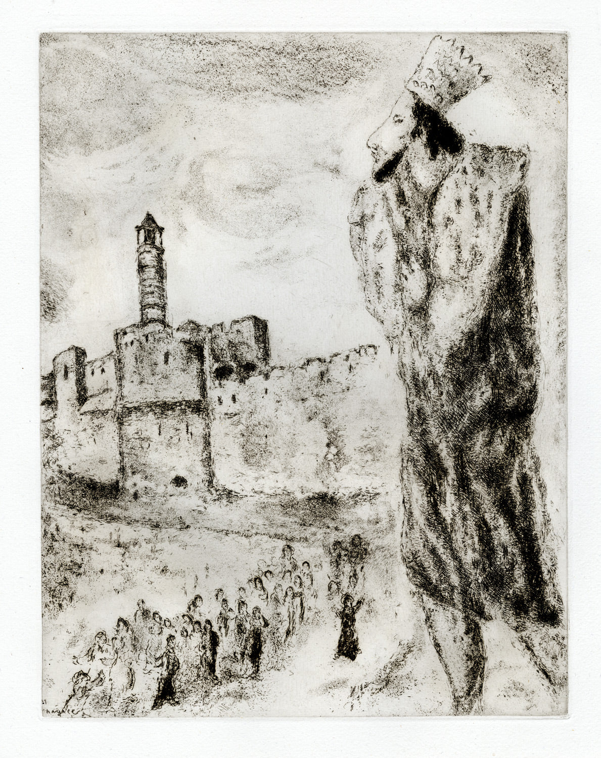 Marc Chagall Le Roi David (King David) – Goldmark