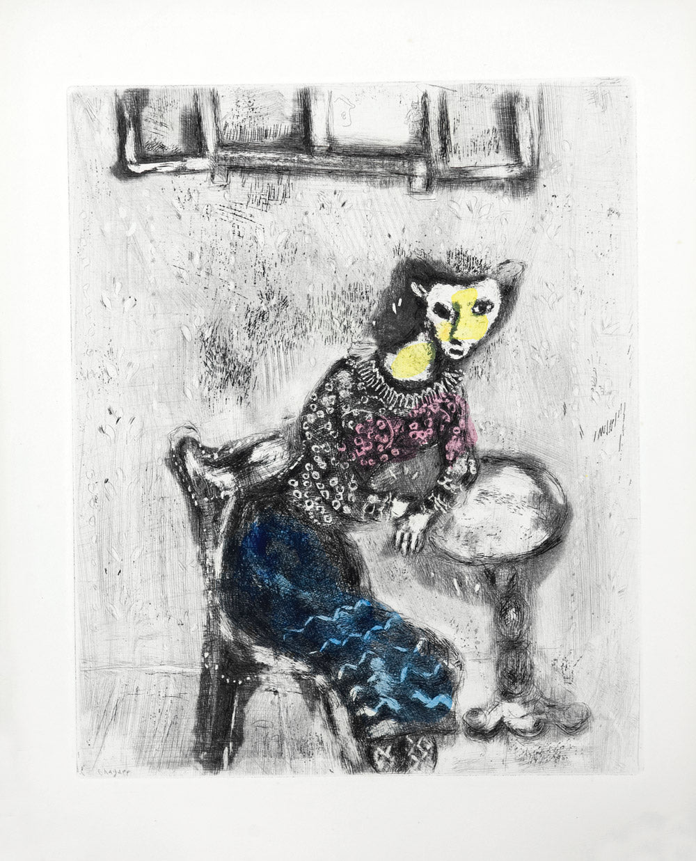 Marc Chagall The Cat metamorphosed into a Woman – Goldmark