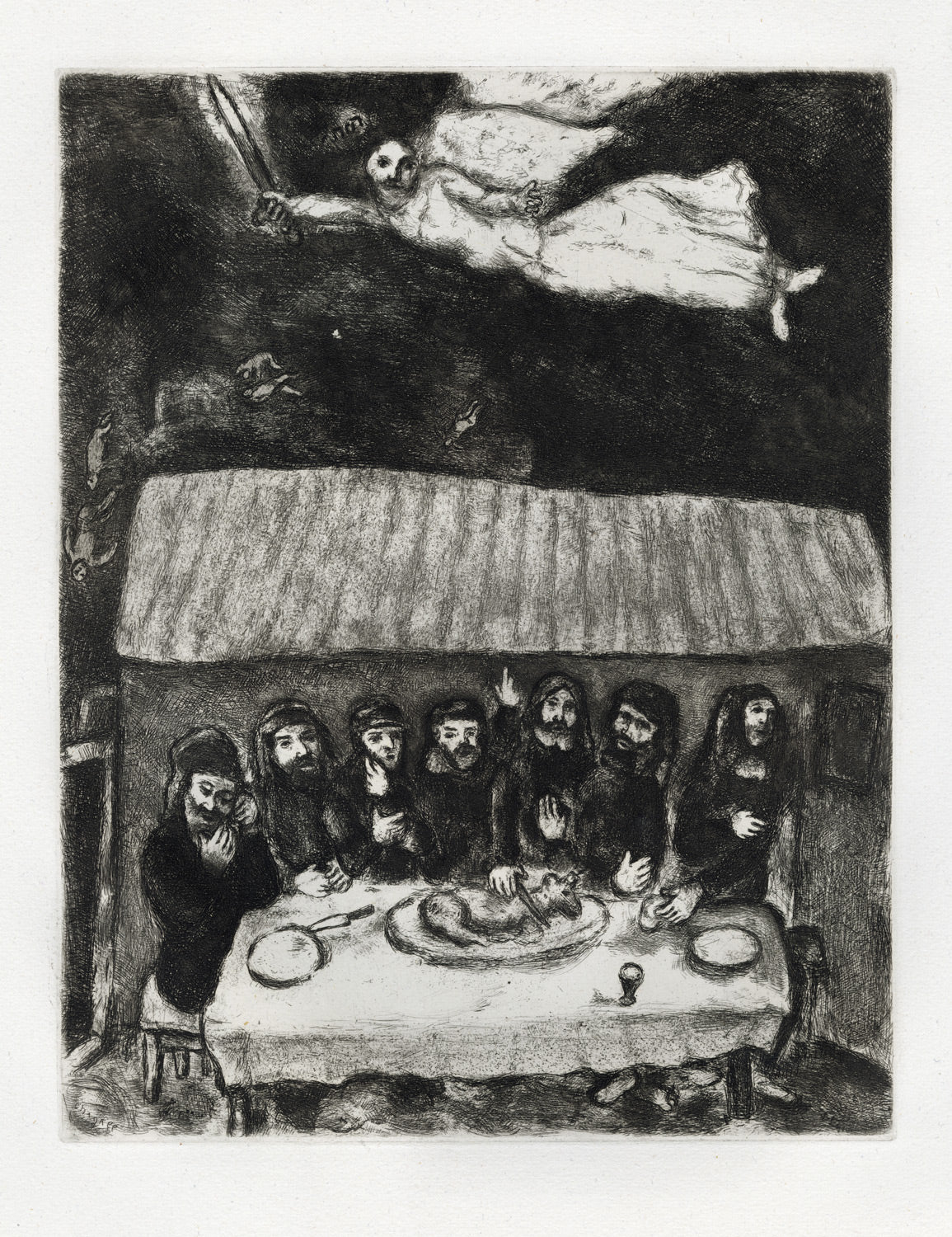 Marc Chagall Le Repas de la Pâque (The Passover Meal) – Goldmark